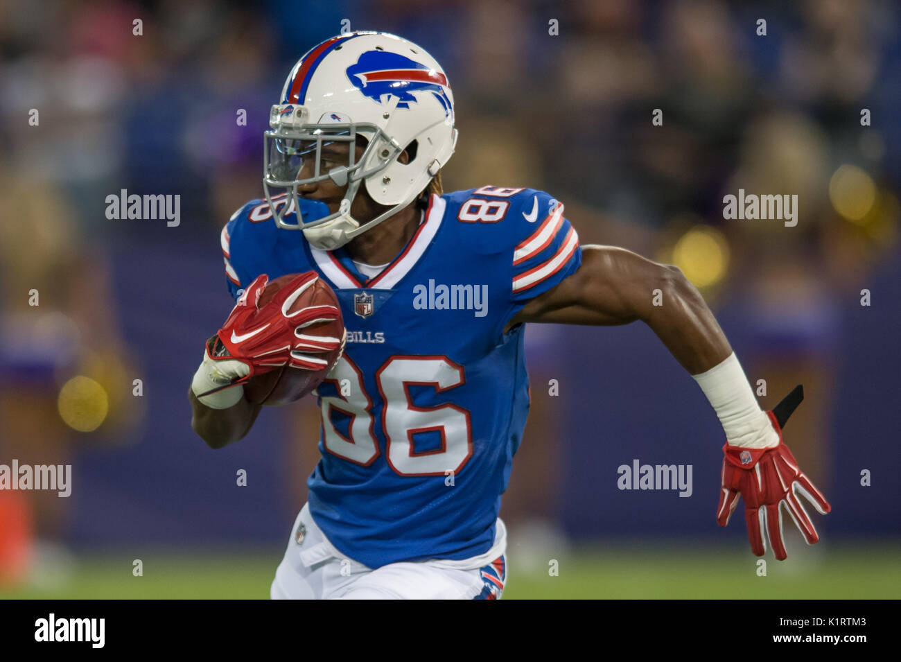 Anaheim, California, USA. 26th Aug, 2017. RASHAD ROSS (86) returns a ...