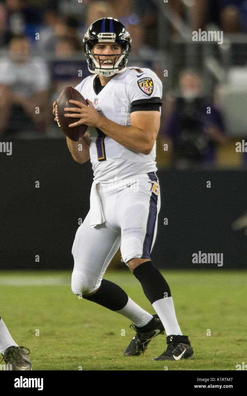 Anaheim, California, USA. 26th Aug, 2017. Quarterback JOSH WOODRUM (1 ...