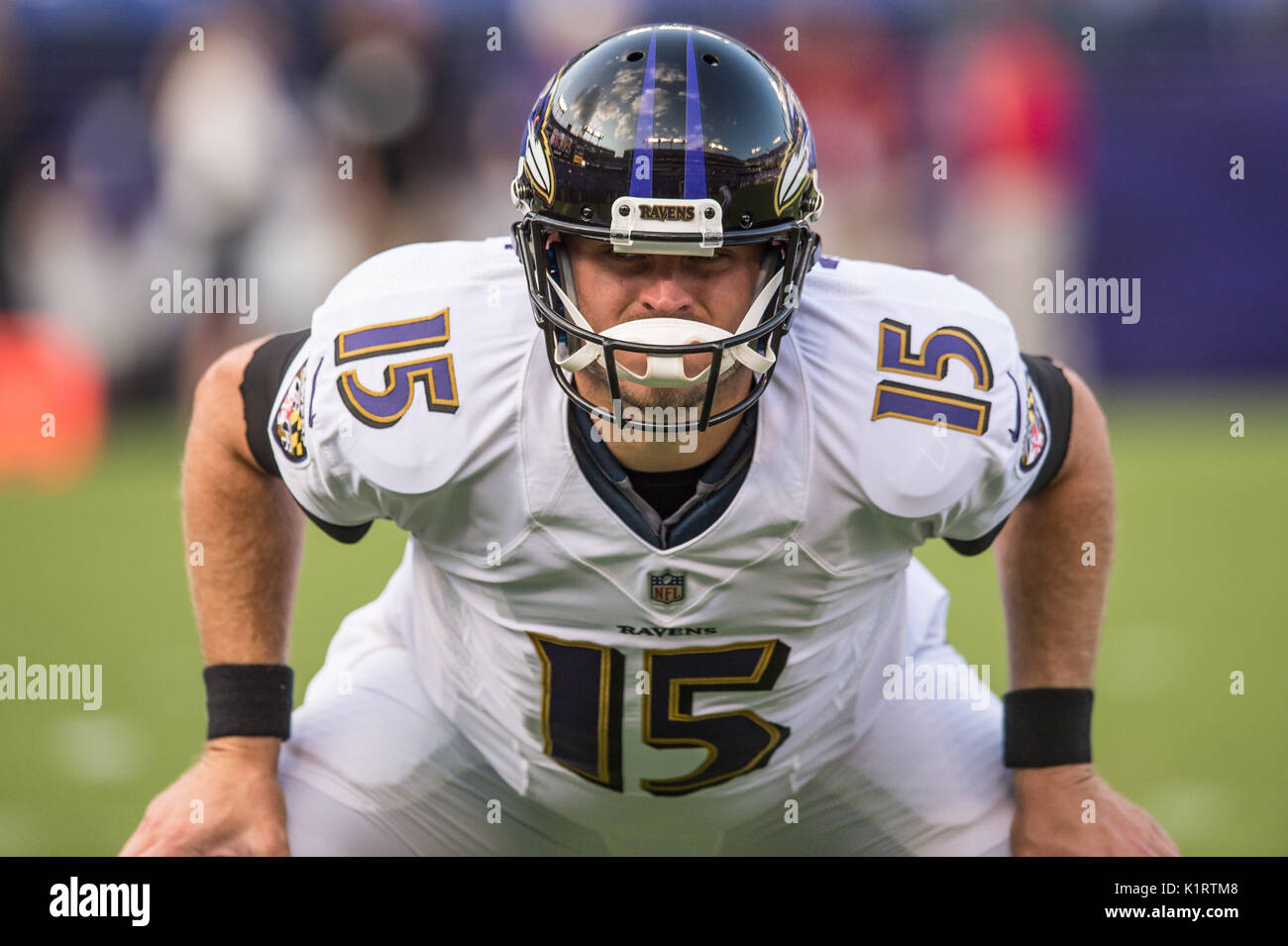 Anaheim, California, USA. 26th Aug, 2017. Quarterback RYAN MALLETT (15 ...