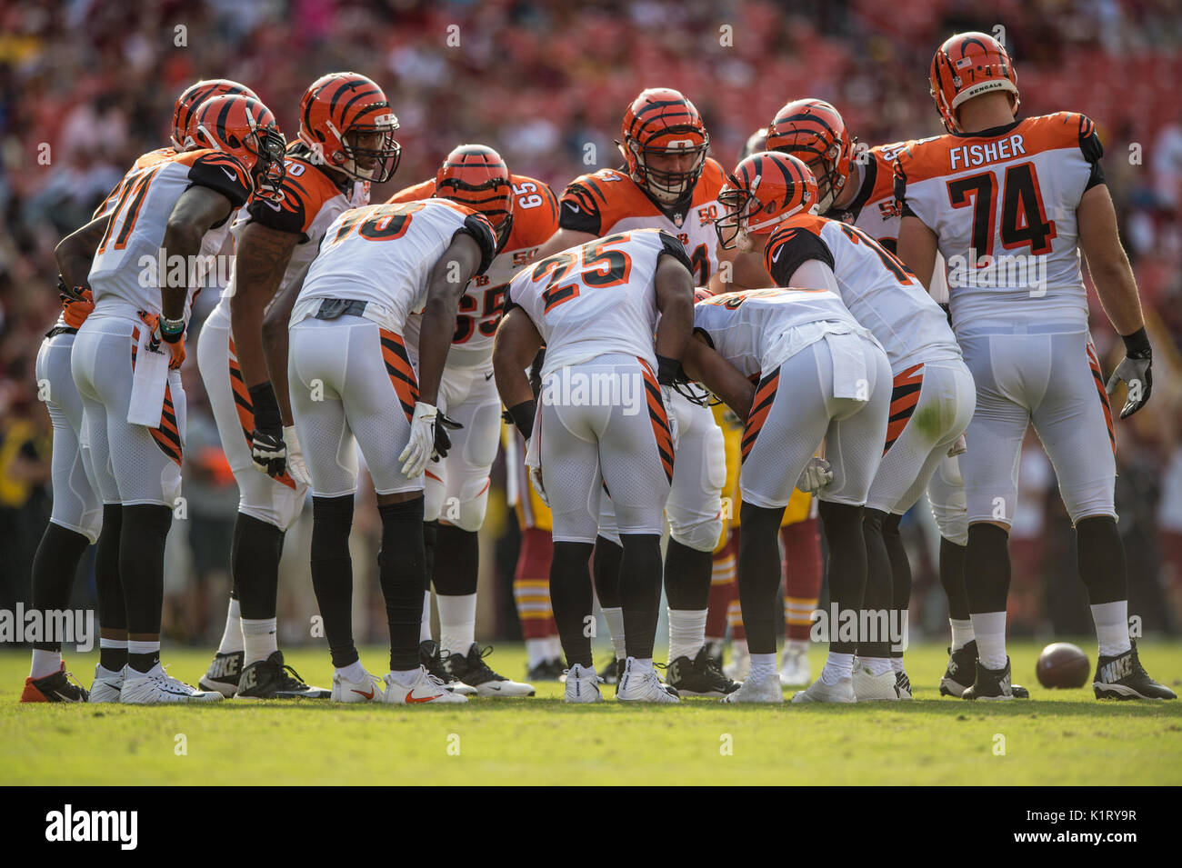 Quarterback huddle hi-res stock photography and images - Alamy