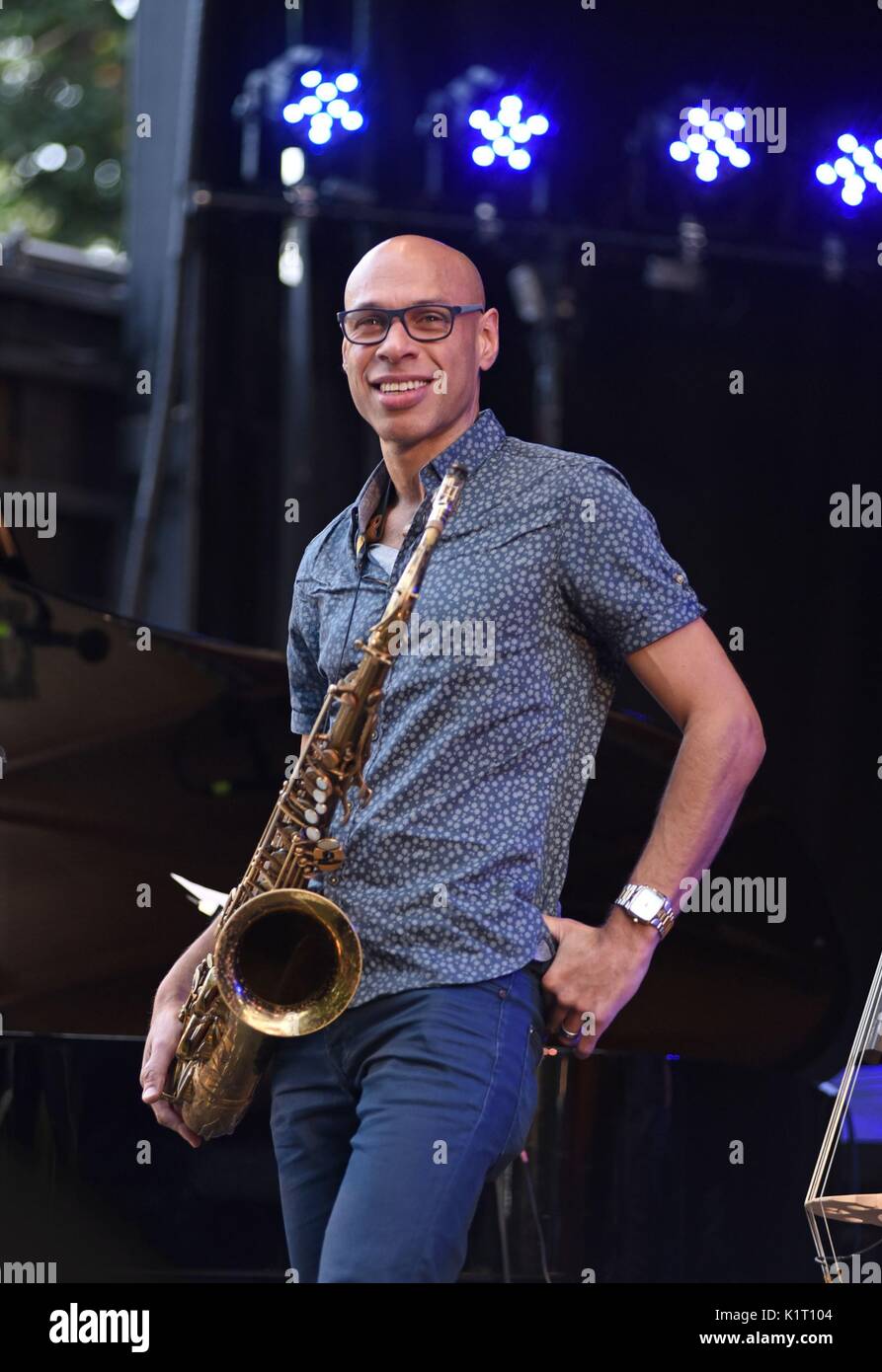 New York, NY, USA. 27th Aug, 2017. Joshua Redman in attendance for 25th ...