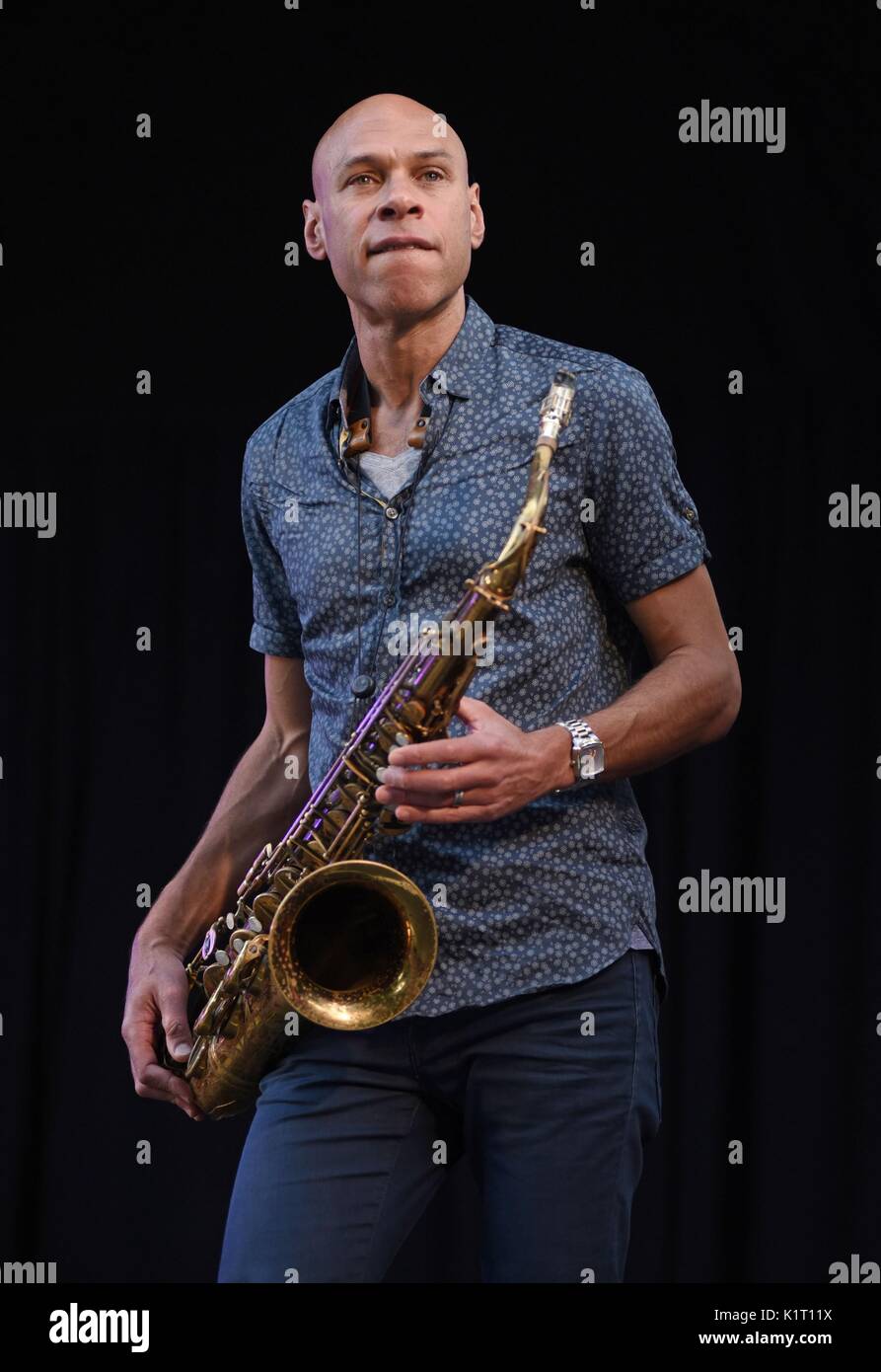 New York, NY, USA. 27th Aug, 2017. Joshua Redman in attendance for 25th ...