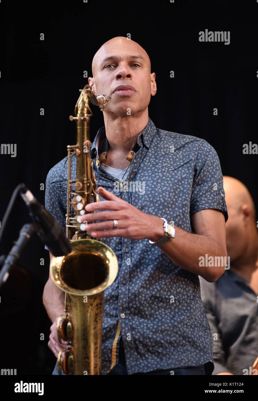 New York, NY, USA. 27th Aug, 2017. Joshua Redman in attendance for 25th ...