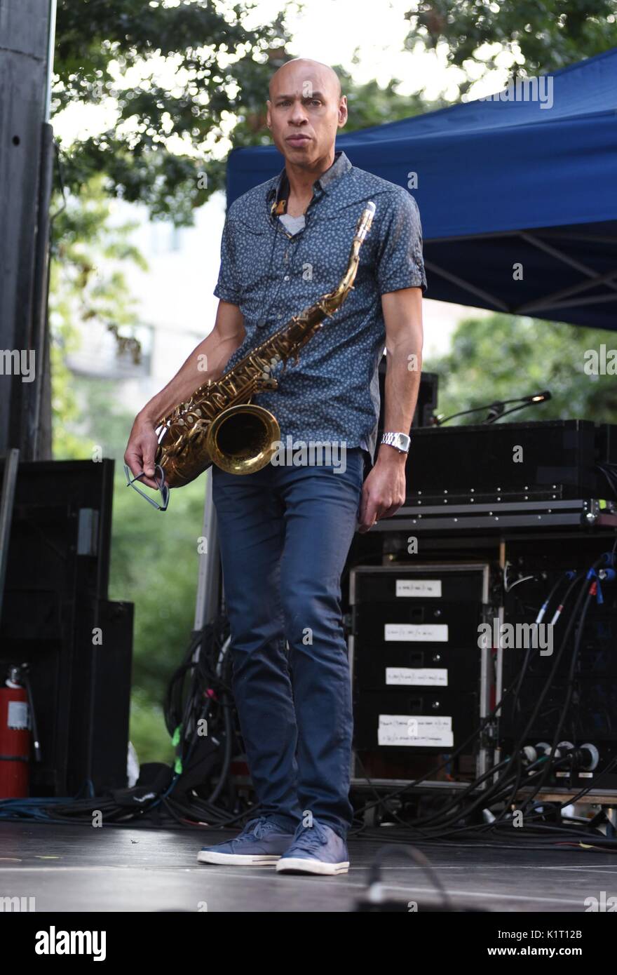New York, NY, USA. 27th Aug, 2017. Joshua Redman in attendance for 25th ...