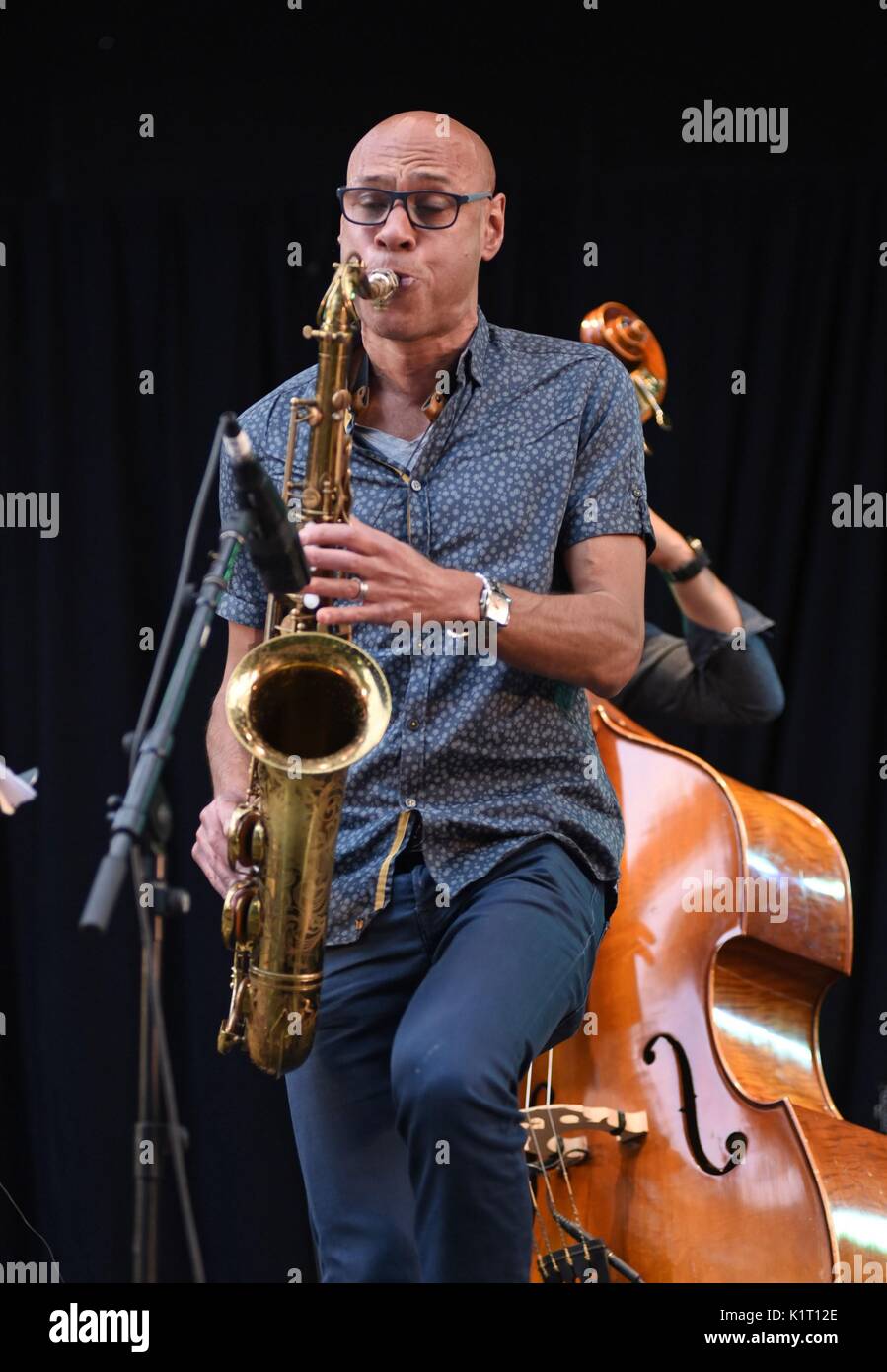 New York, NY, USA. 27th Aug, 2017. Joshua Redman in attendance for 25th ...