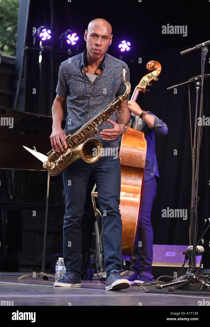 New York, NY, USA. 27th Aug, 2017. Joshua Redman in attendance for 25th ...