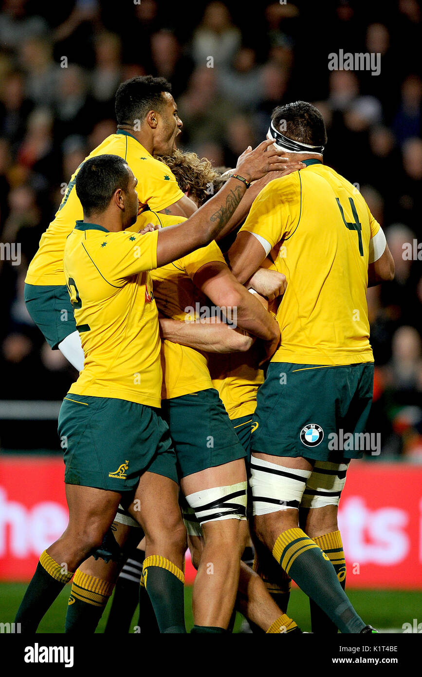 26th August 2017, Forsyth Barr Stadium, Dunedin, New Zealand; Rugby ...