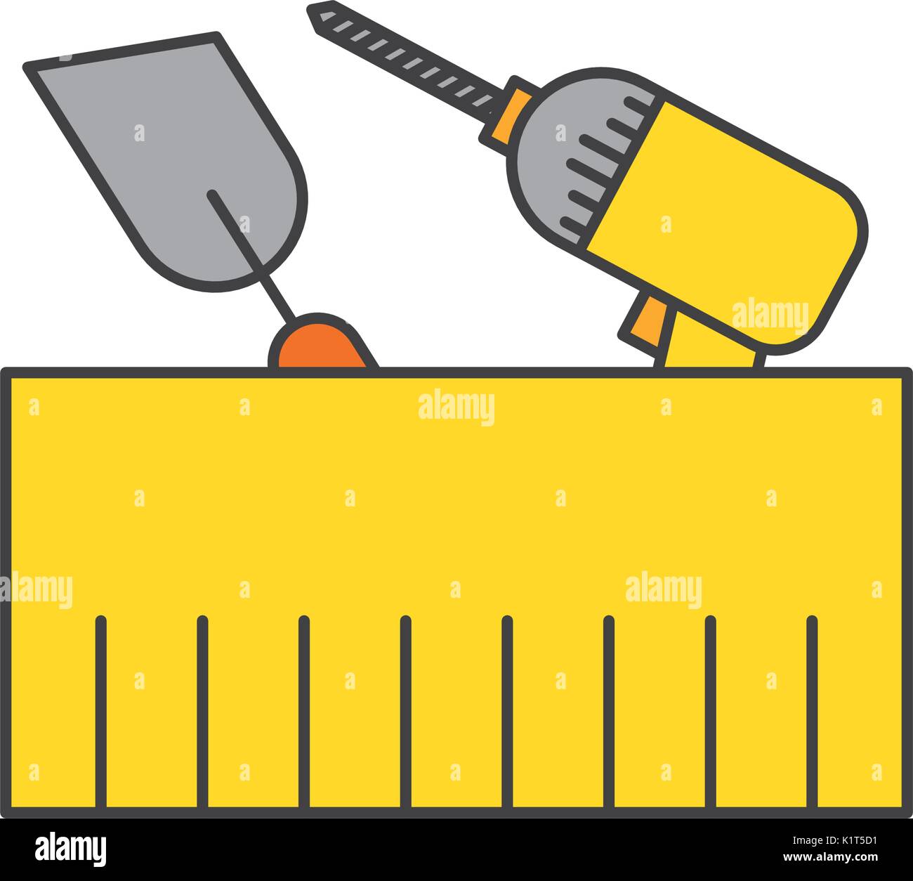 Drill tape measure Stock Vector Images - Alamy