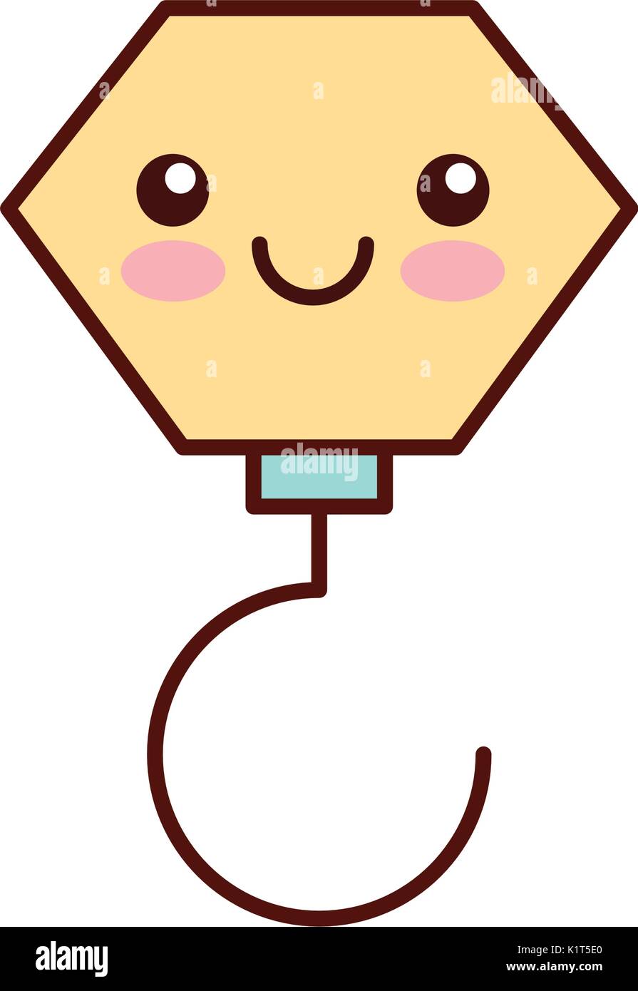construction crane hook kawaii character Stock Vector Image & Art - Alamy