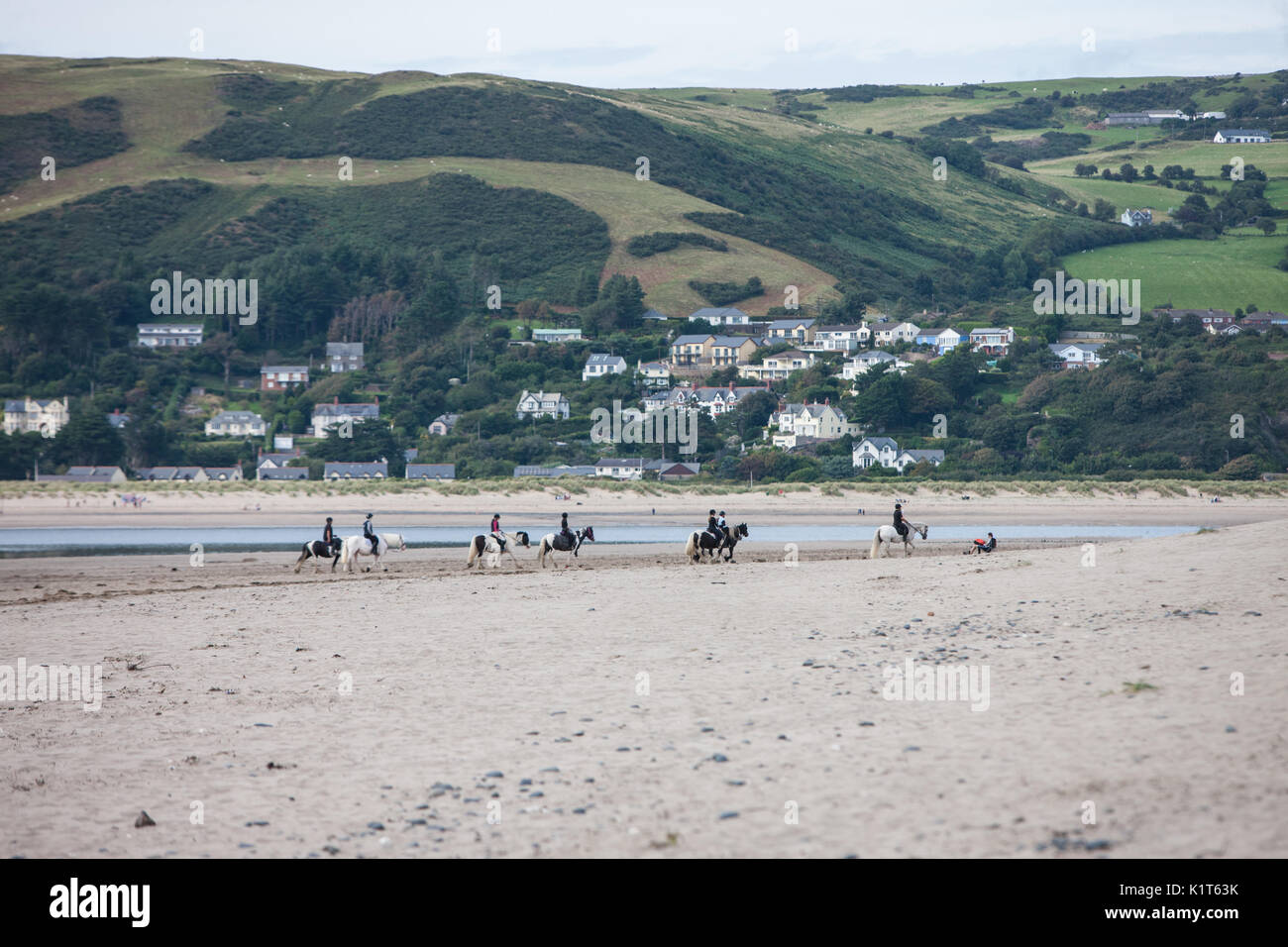 Ponies on beach hi-res stock photography and images - Alamy