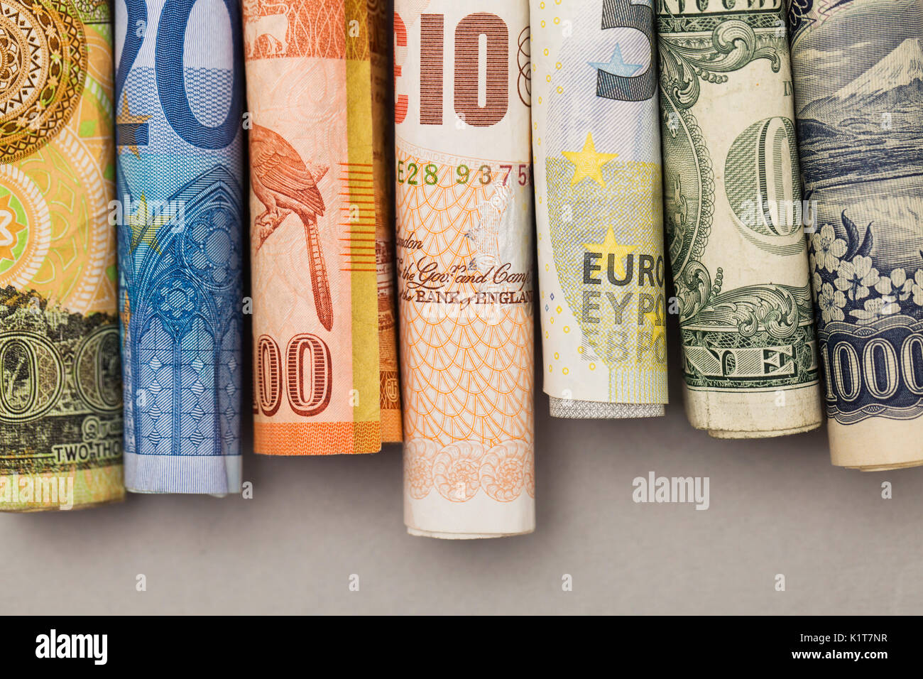 Global currency background Stock Photo - Alamy