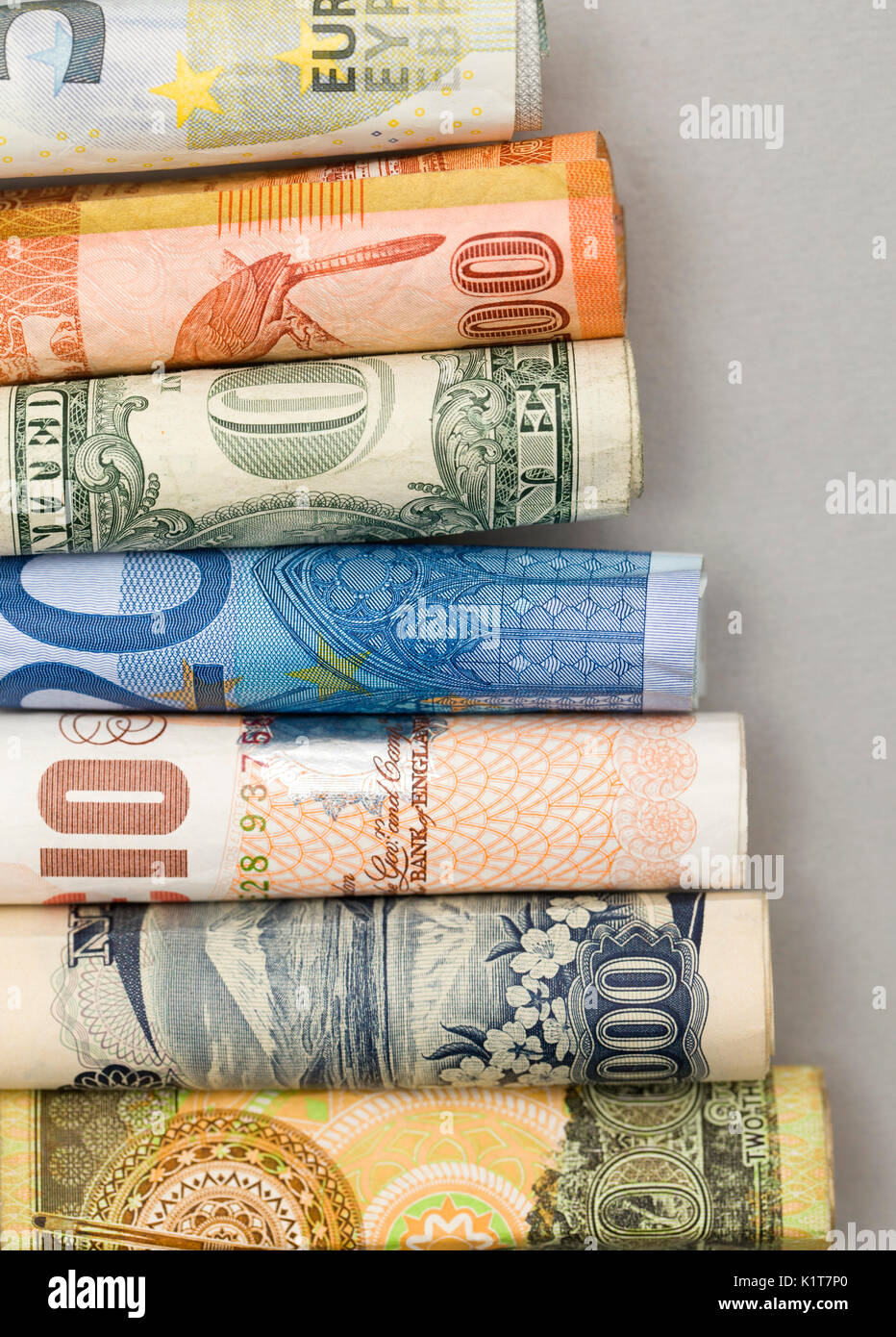 Global currency background Stock Photo - Alamy