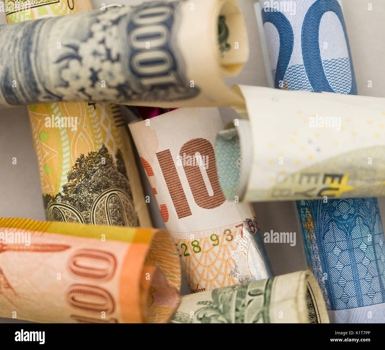 Global currency background Stock Photo - Alamy