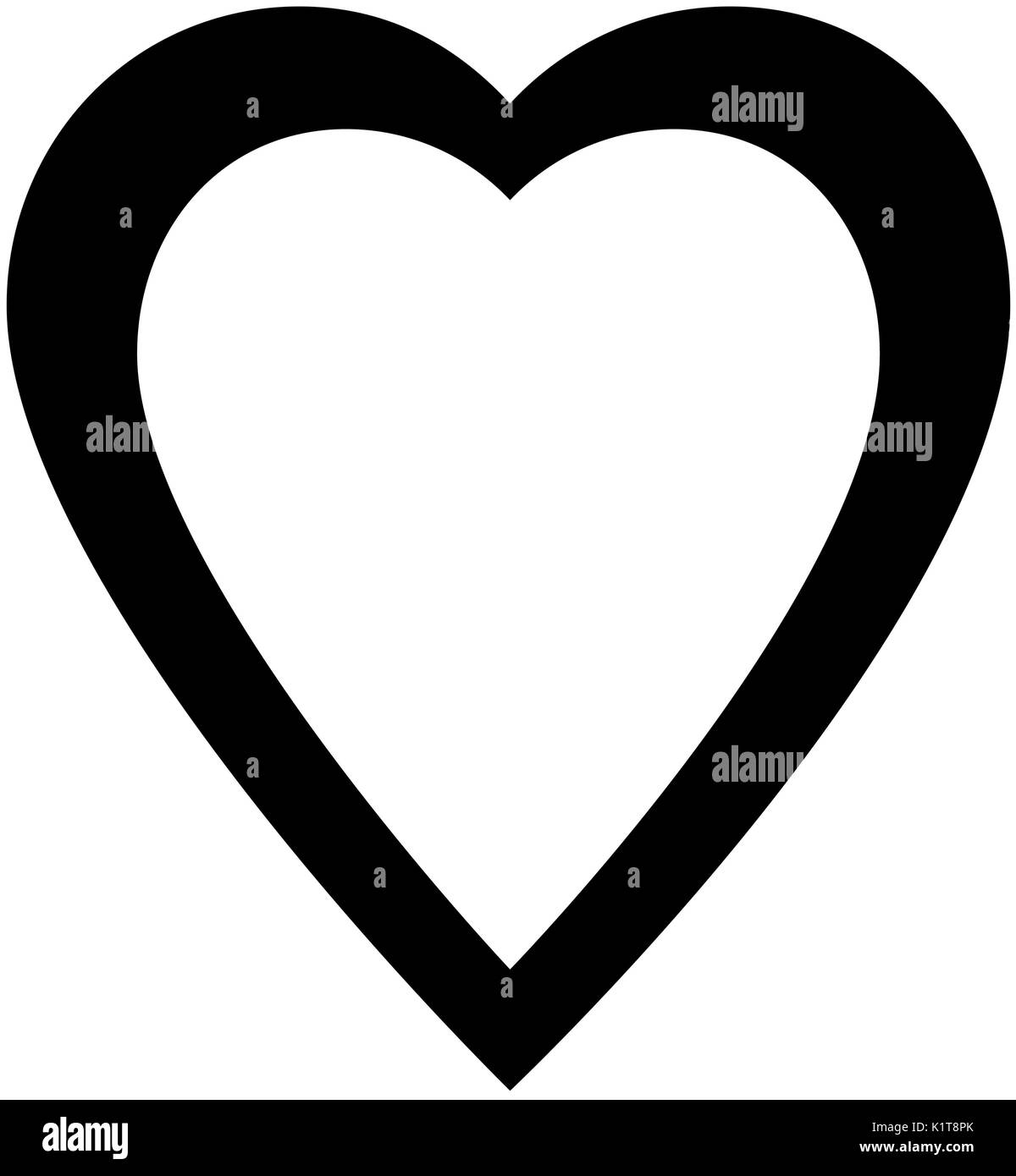 heart icon over white background vector illustration Stock Vector Image & Art - Alamy