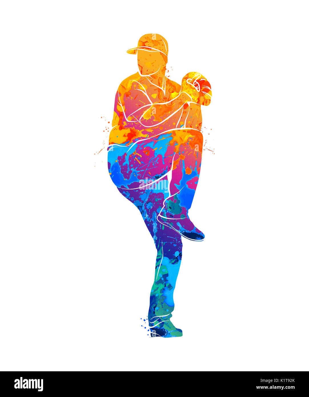 Baseball athlete Cut Out Stock Images & Pictures - Alamy