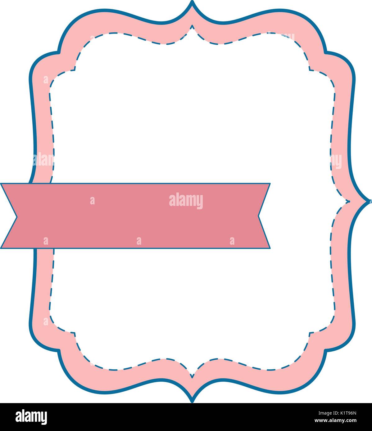 decorative frame icon over white background vector illustration Stock ...