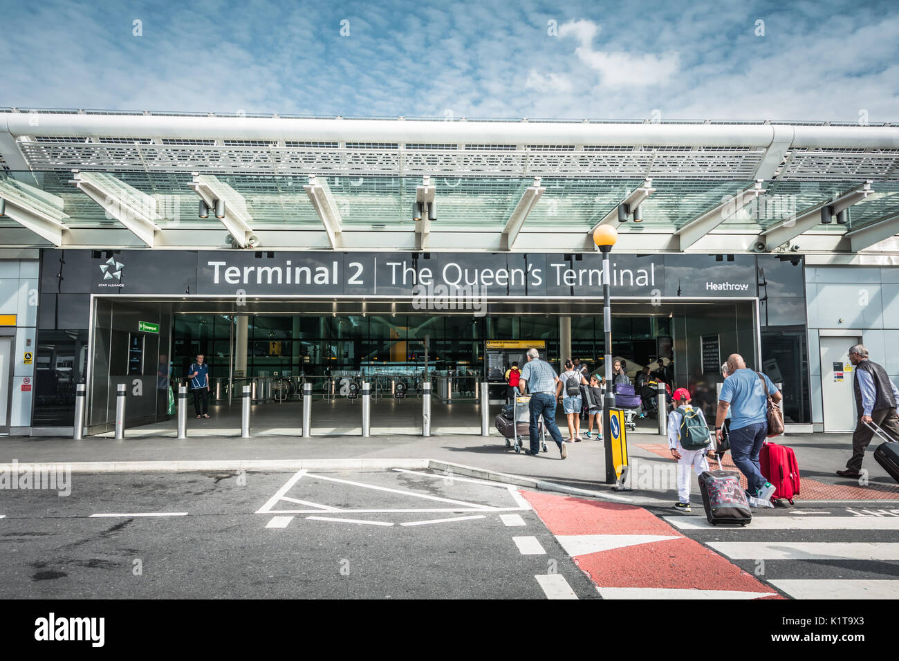 Heathrow Airport Terminal Two Building, London, UK Stock Photo - Alamy