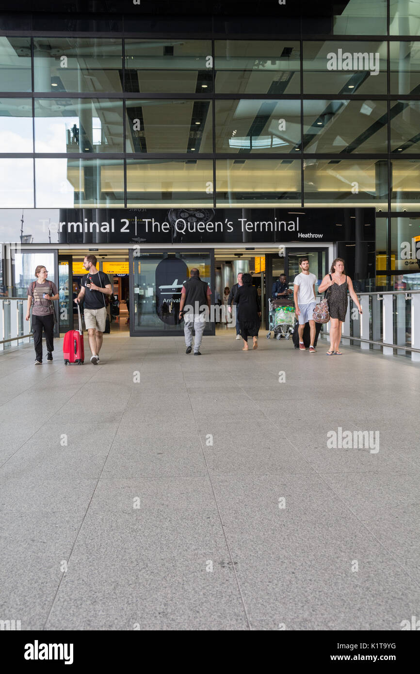 Heathrow Airport Terminal Two Building, London, UK Stock Photo - Alamy