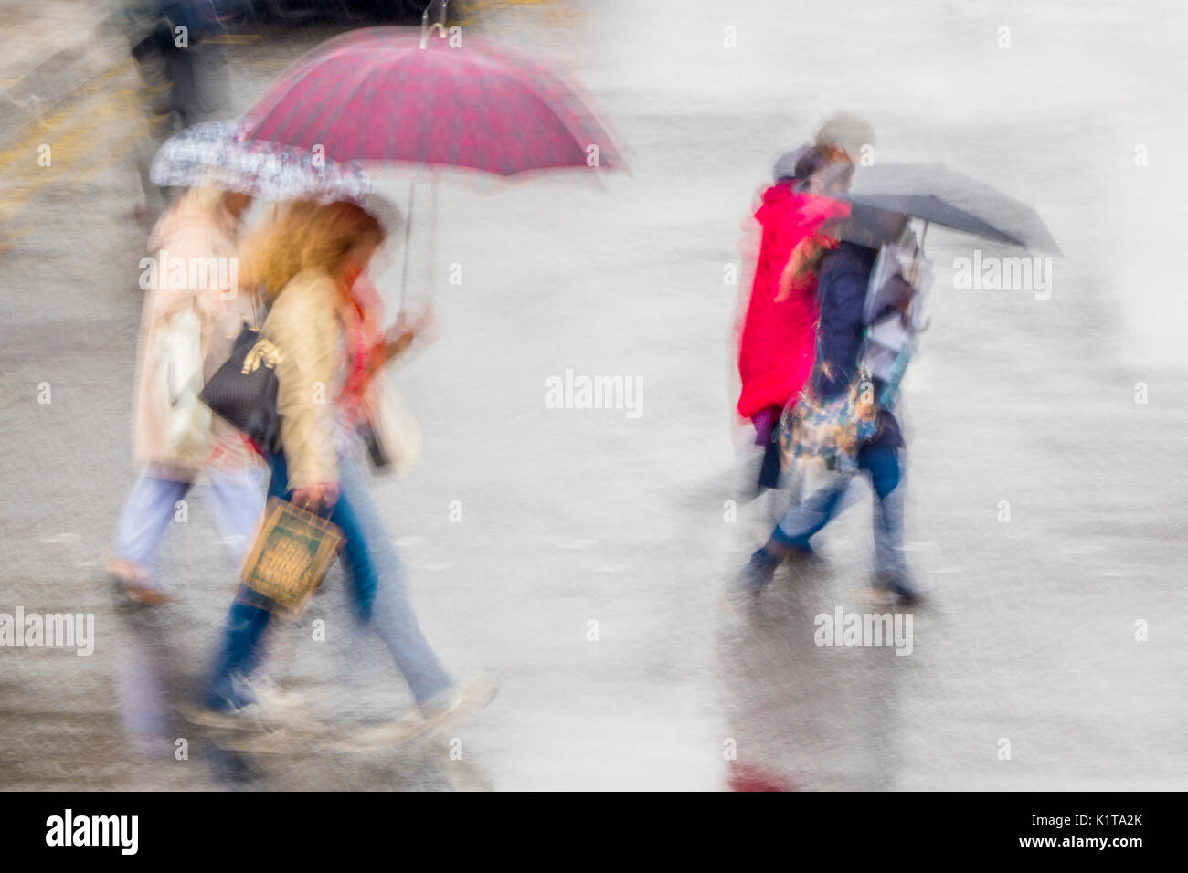 Rainy Day in Edinburgh, Scotland Stock Photo - Alamy