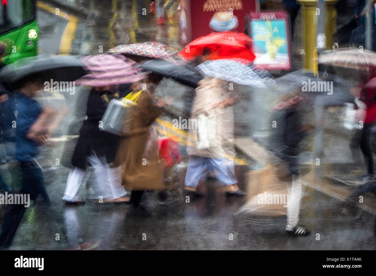 Rainy Day in Edinburgh, Scotland Stock Photo - Alamy