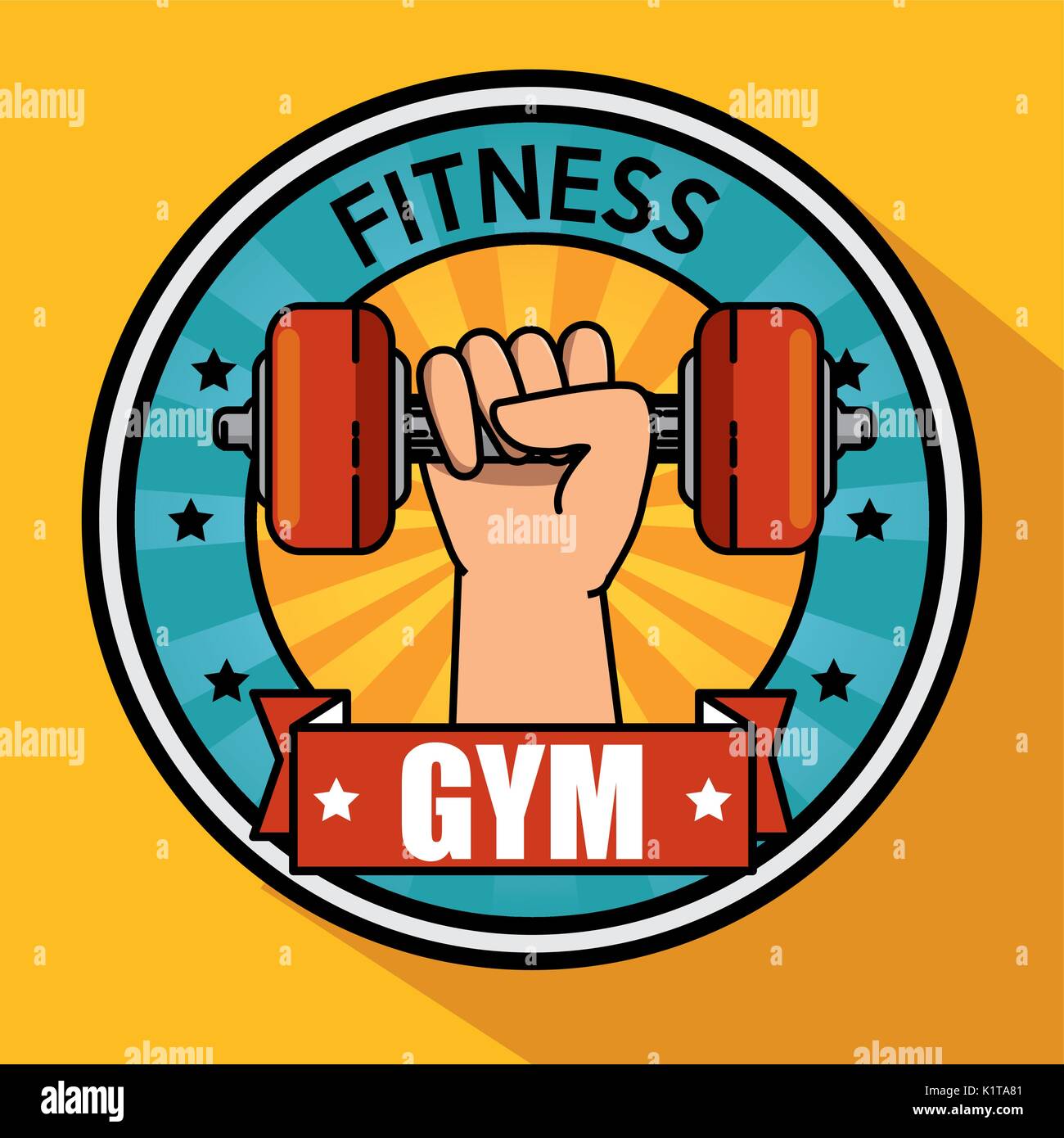 Weight inside seal stamp of Fitness sport and gym theme Vector ...