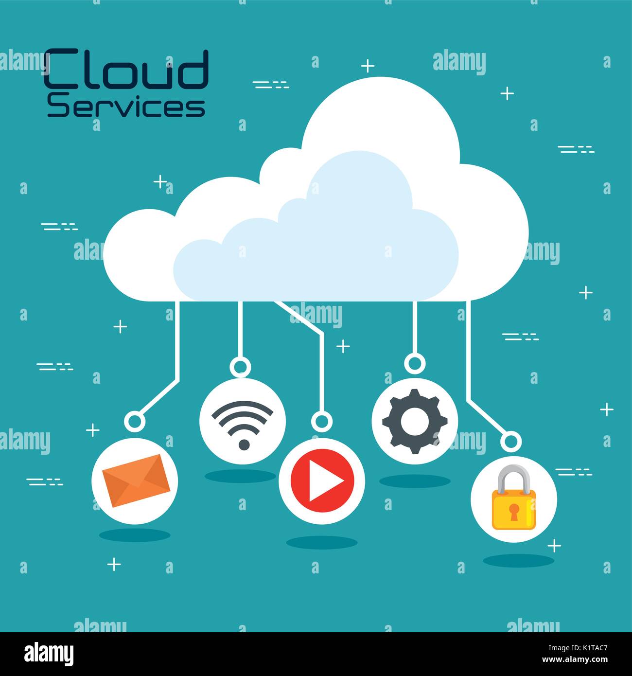 Cloud Computing Icon Set