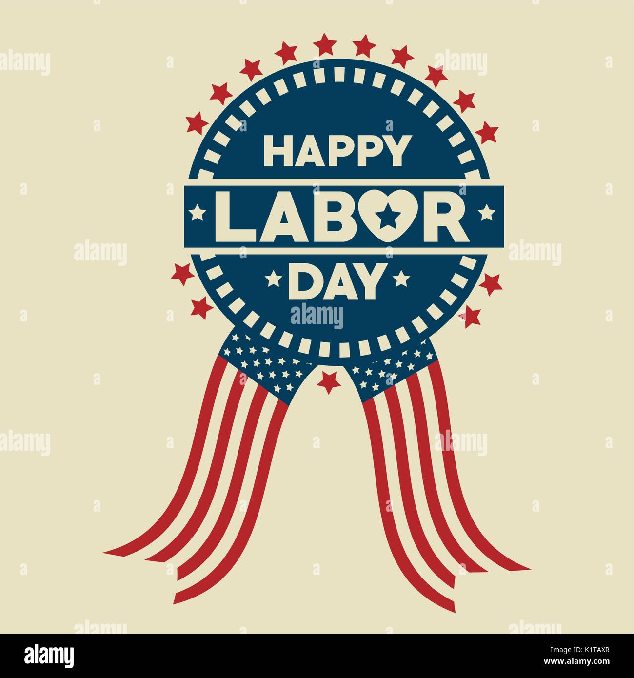 Seal stamp of Labor day in Usa theme Vector illustration Stock Vector ...