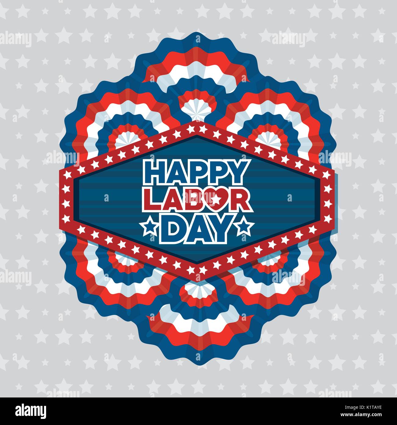 Message of Labor day in Usa theme Vector illustration Stock Vector ...