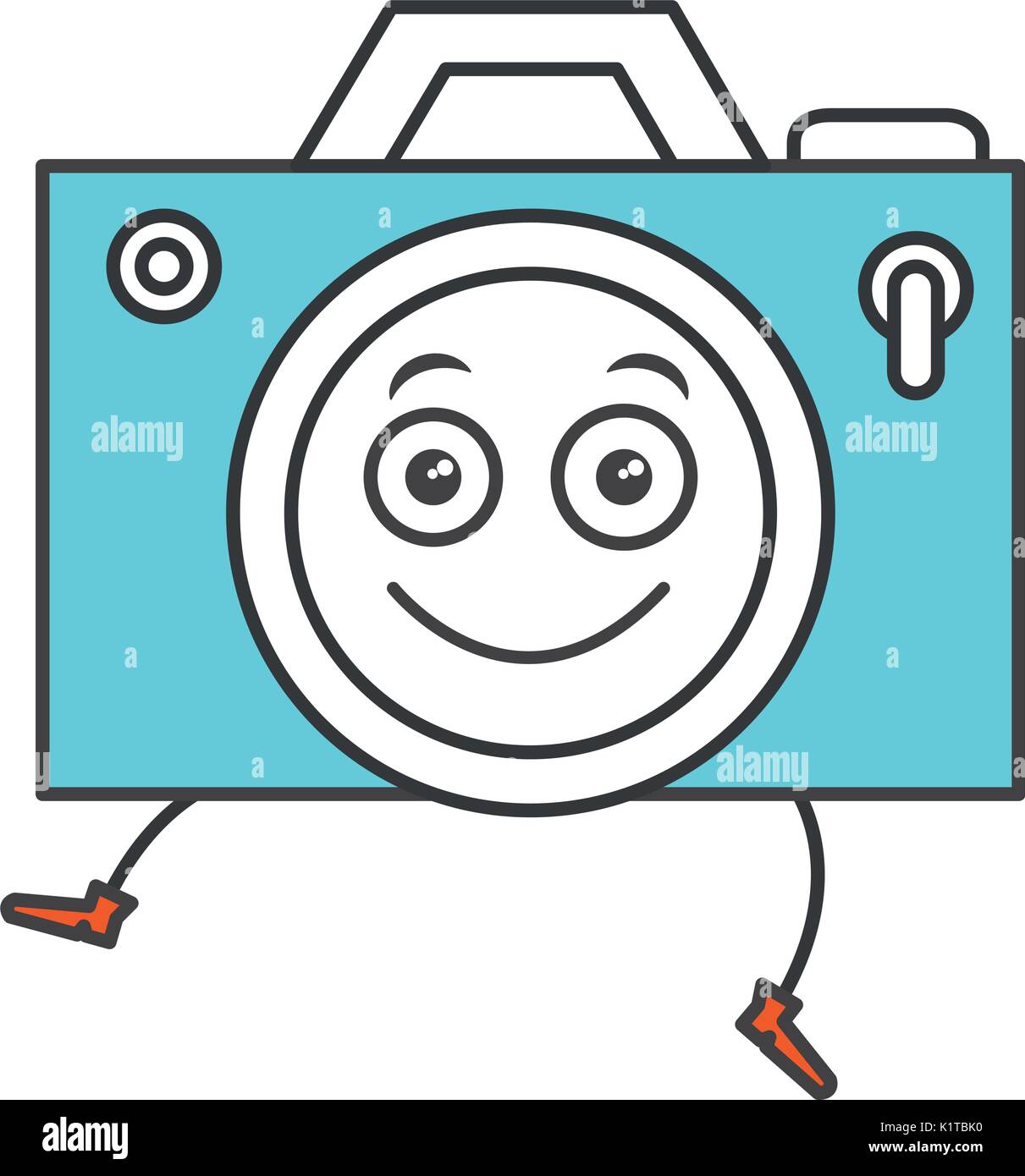 camera photographic kawaii character vector illustration design Stock ...