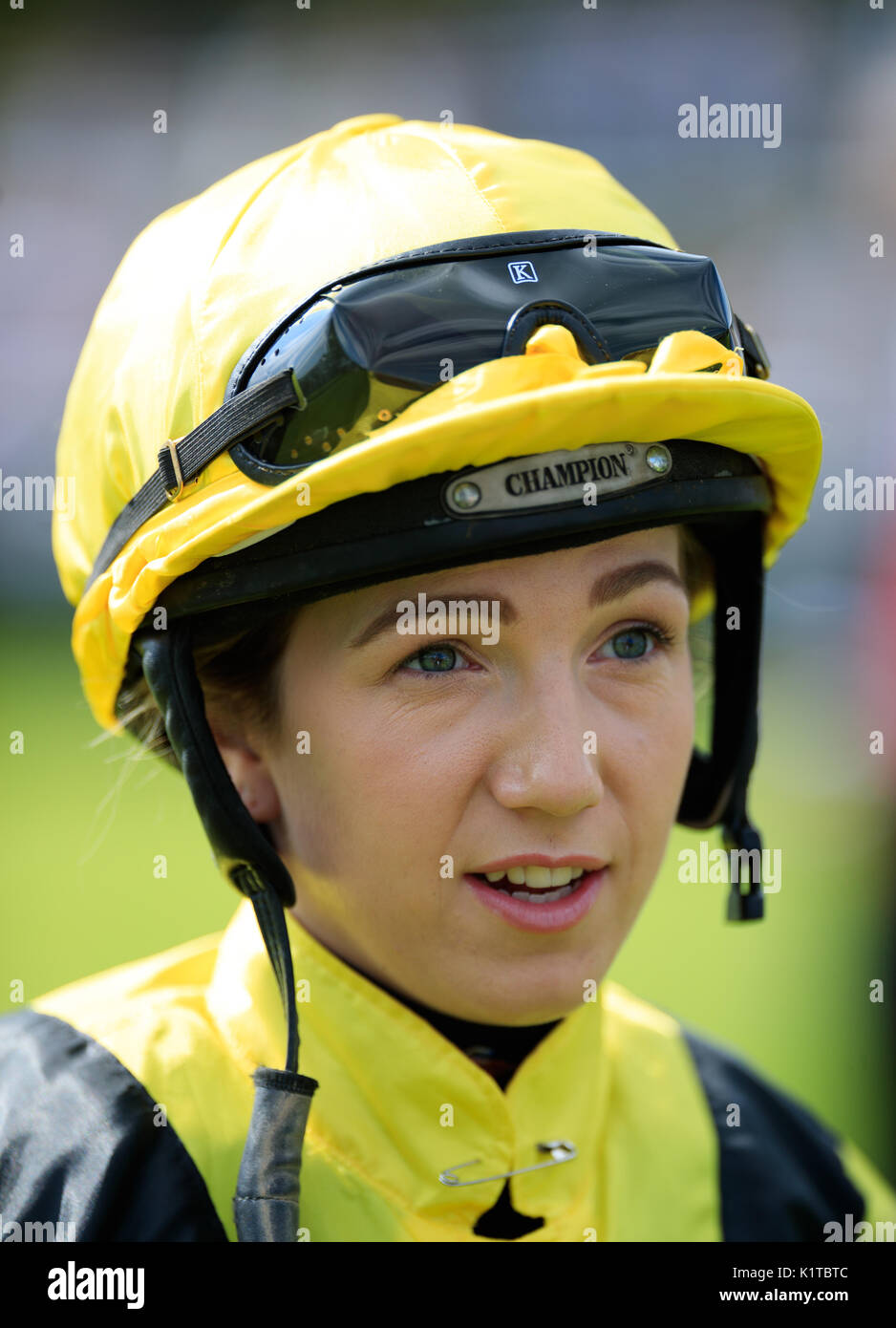 Georgia Cox at Goodwood Racecourse, Chicester Stock Photo - Alamy