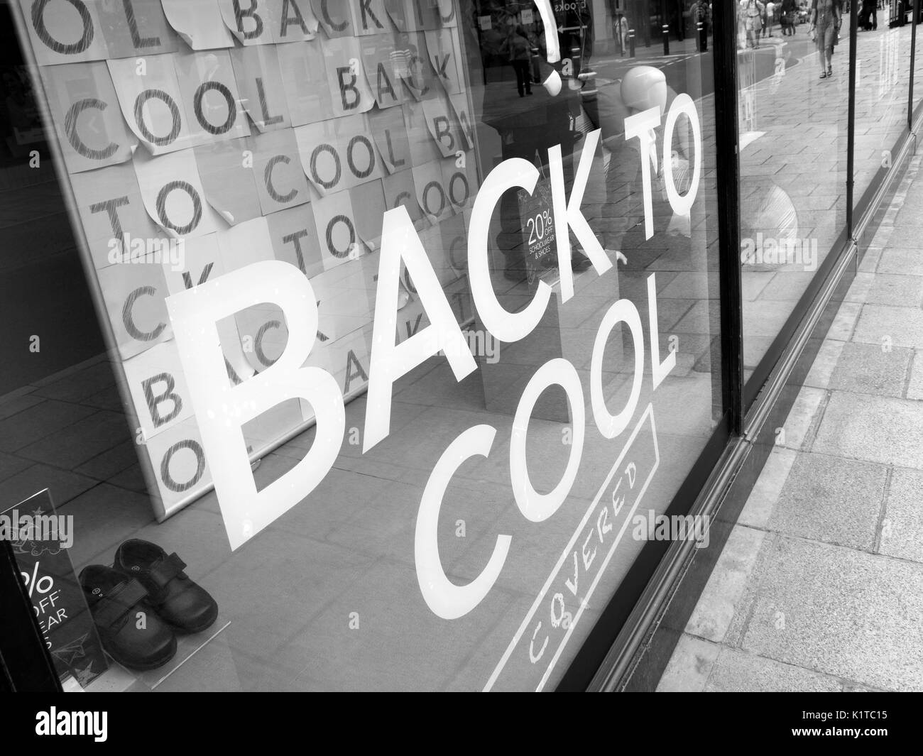 Debenhams Department store back to cool Covered window display ...