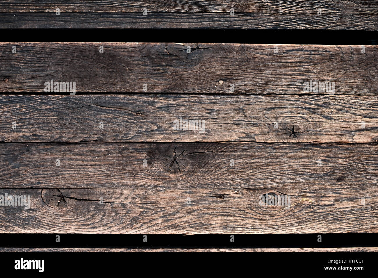 Dark natural wooden plank texture for background Stock Photo - Alamy