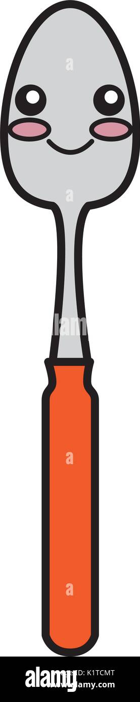 Spoon emoticon Stock Vector Images - Alamy