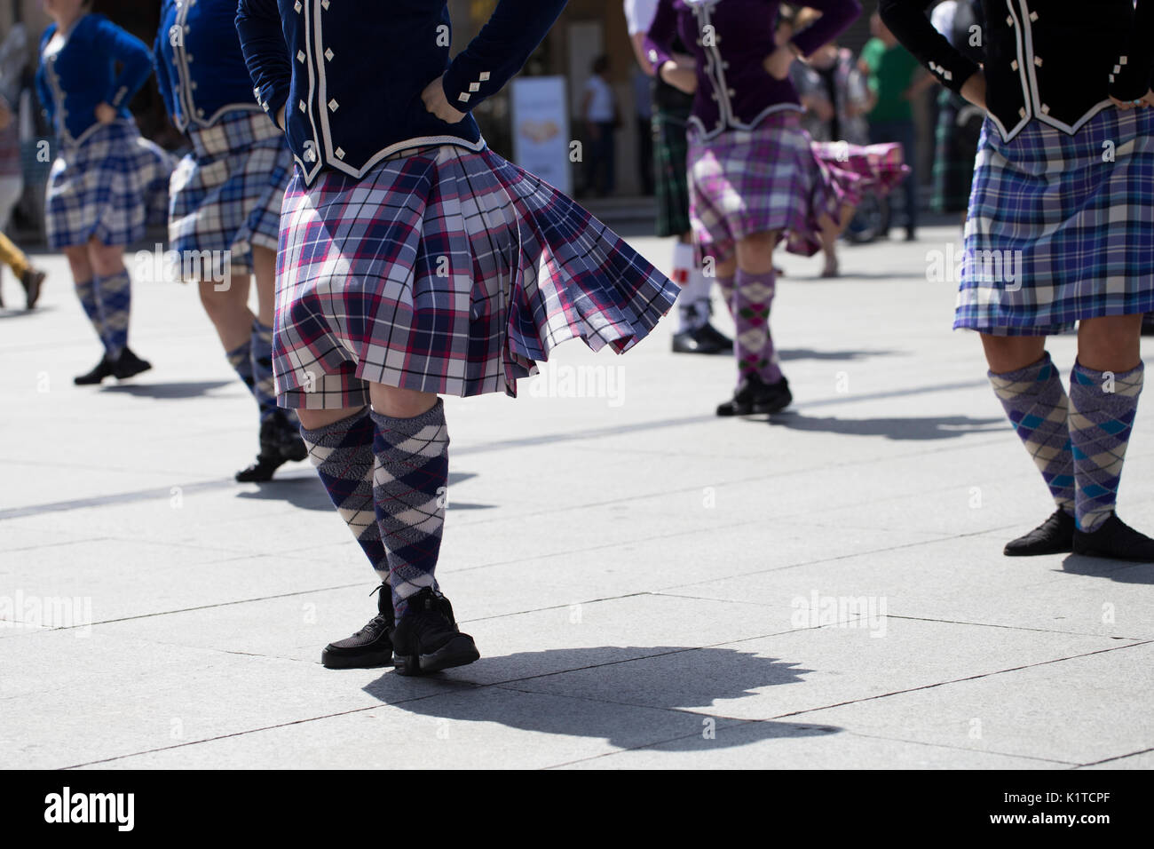 Scottish dancing legs hi-res stock photography and images - Alamy