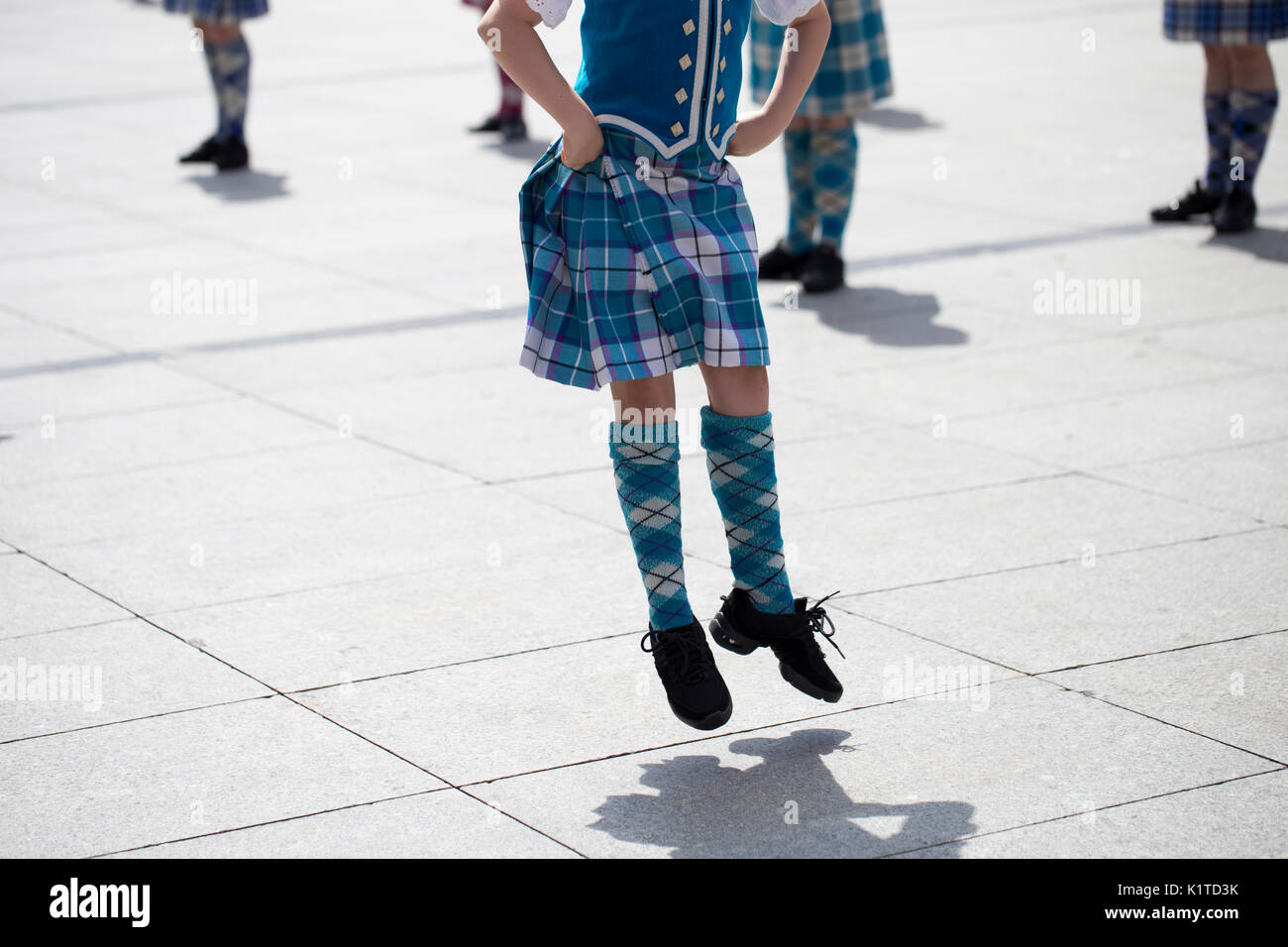 Scottish dancing legs hi-res stock photography and images - Alamy