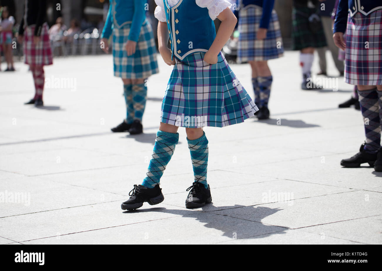 Scottish dancing legs hi-res stock photography and images - Alamy