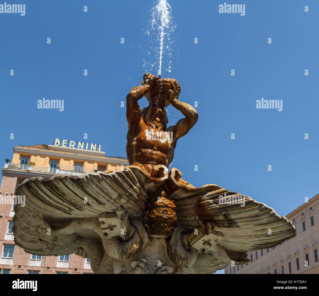 Piazza Barberini, Rome, Italy Stock Photo - Alamy