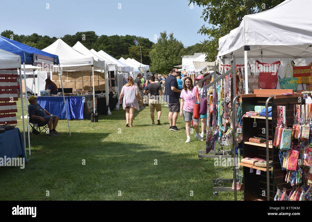 An Arts Crafts Fair At Drummer Boy Park Brewster Massachusetts On an-arts-crafts-fair-at-drummer-boy-park-brewster-massachusetts-on