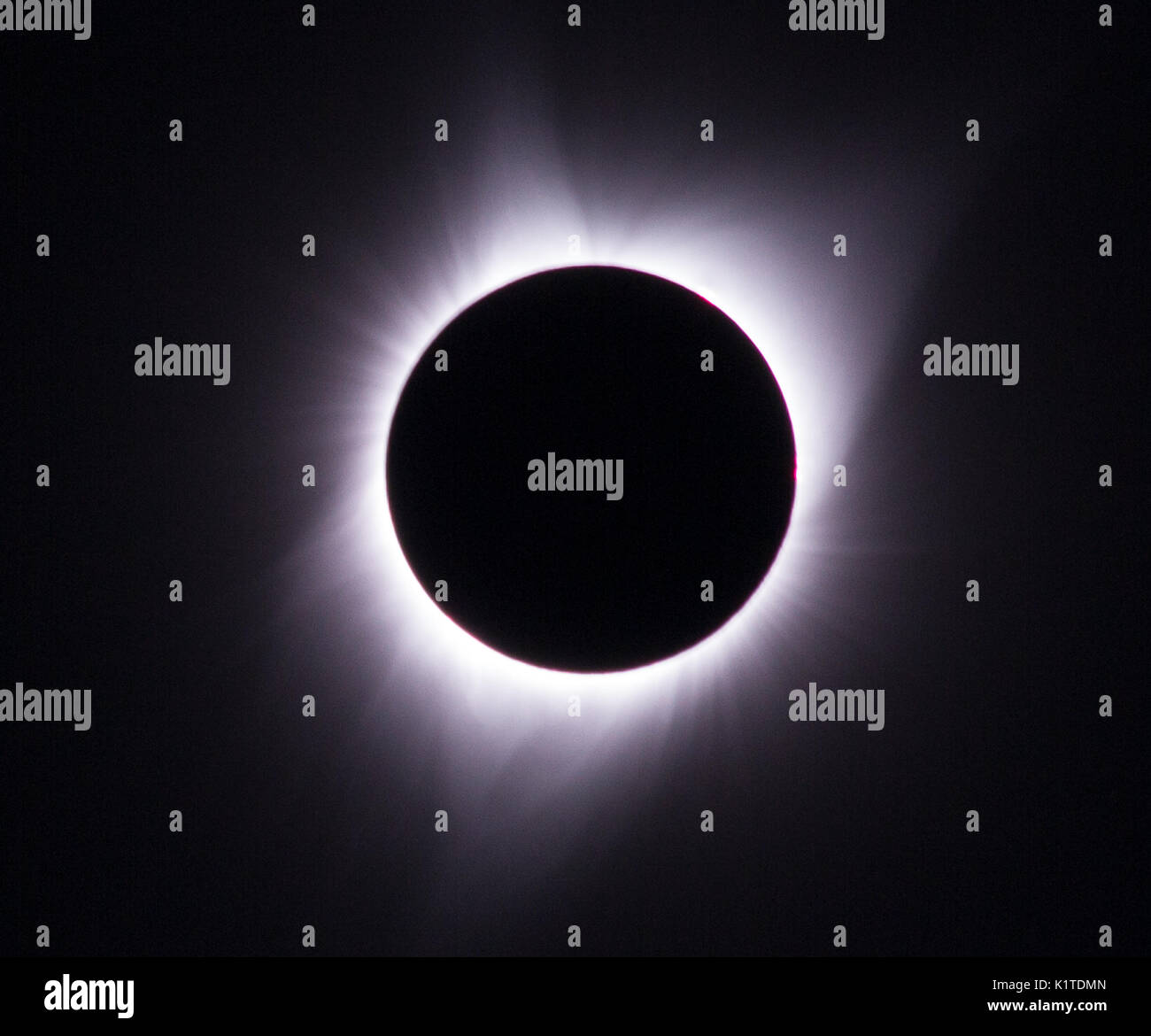 Solar eclipse, Madras, Oregon Stock Photo - Alamy