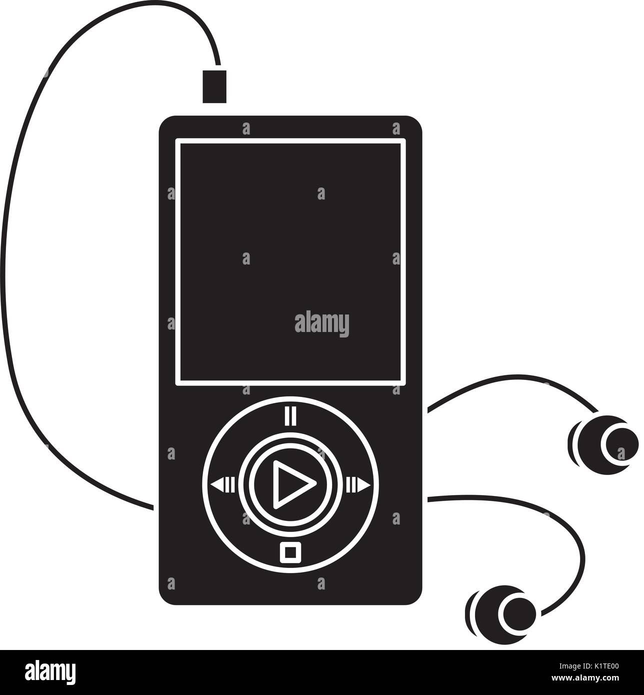 digital music player icon Stock Vector Image & Art - Alamy