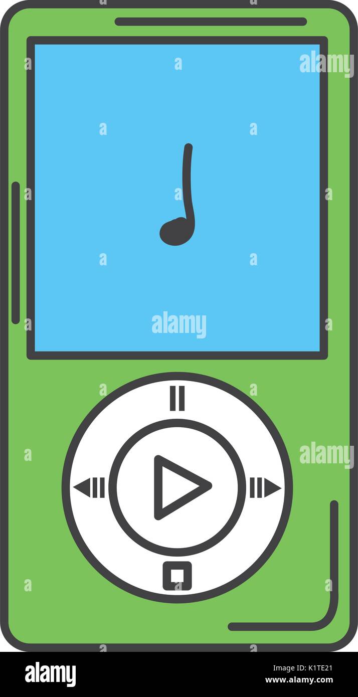 digital music player icon Stock Vector Image & Art - Alamy