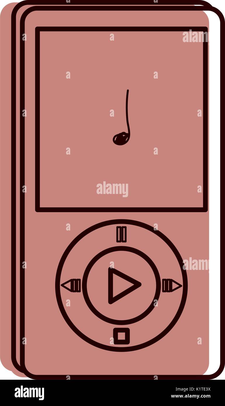 digital music player icon Stock Vector Image & Art - Alamy