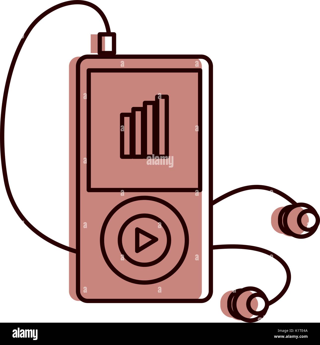 digital music player icon Stock Vector Image & Art - Alamy
