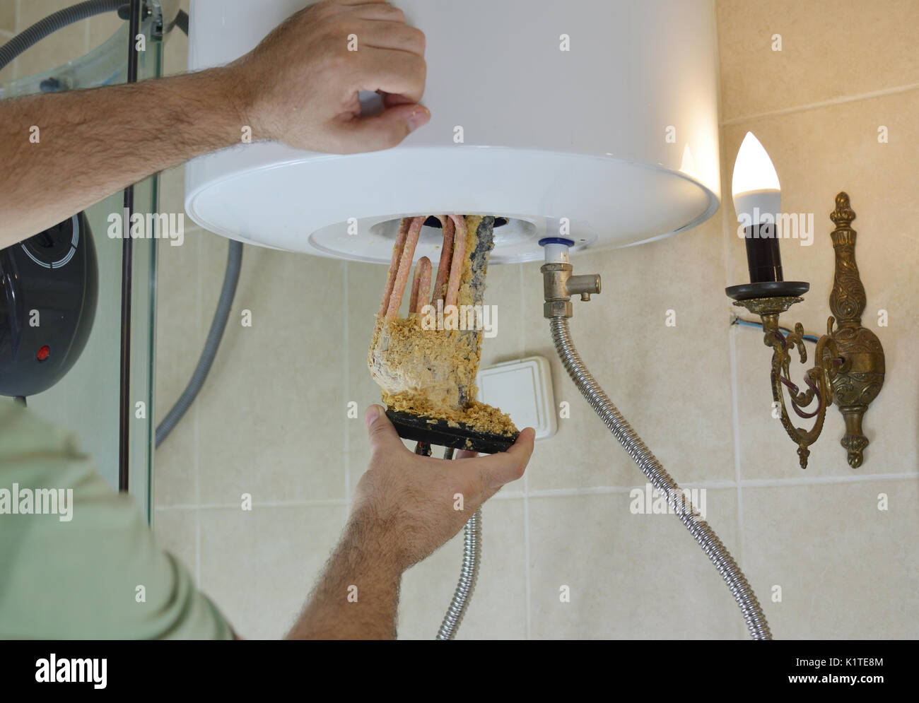 Old water heater hi-res stock photography and images - Alamy