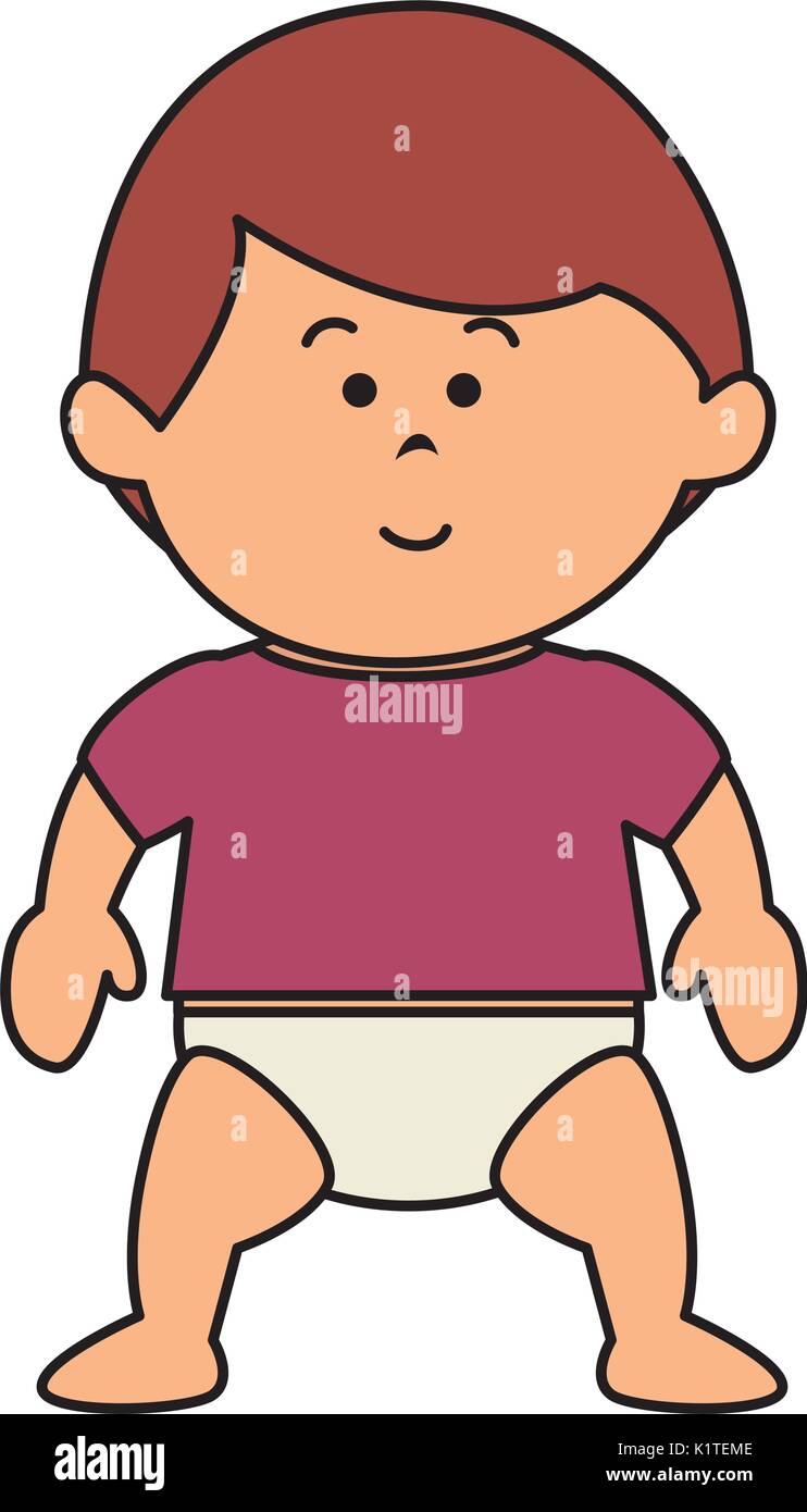 little baby boy character Stock Vector Image & Art - Alamy