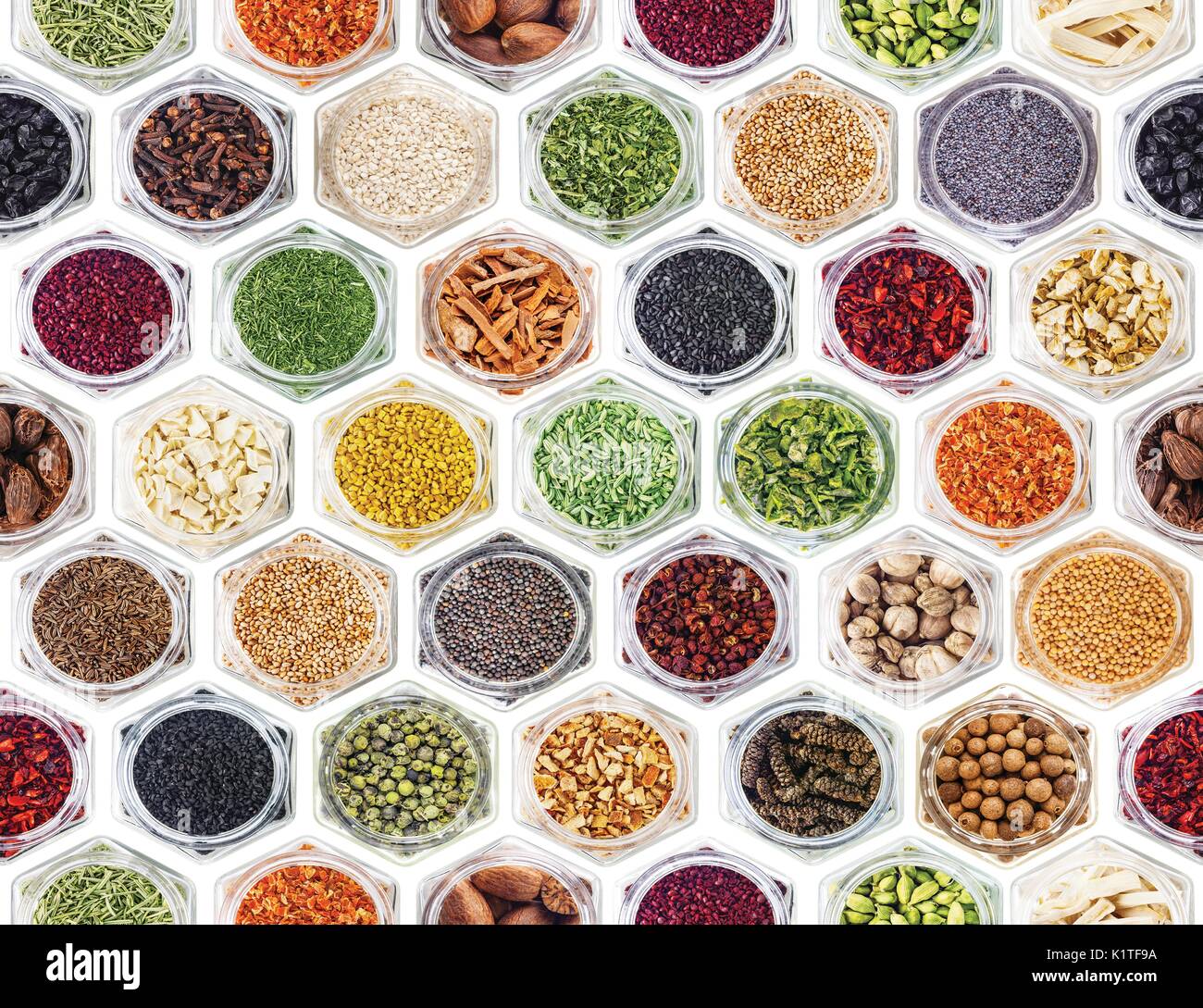 Spices background hi-res stock photography and images - Alamy