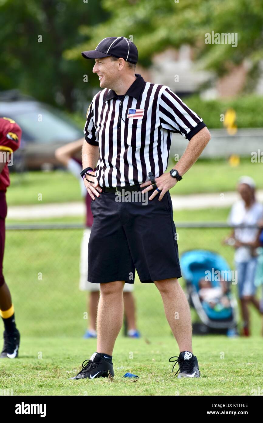 American football referee Stock Photo - Alamy