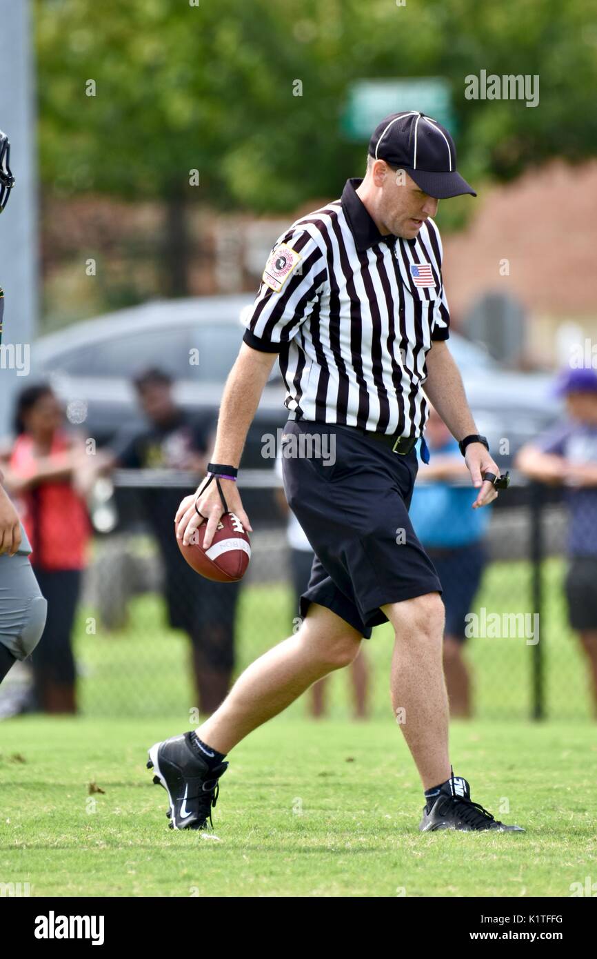 American football referee Stock Photo - Alamy