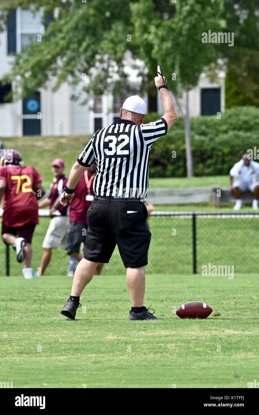 American football referee Stock Photo - Alamy