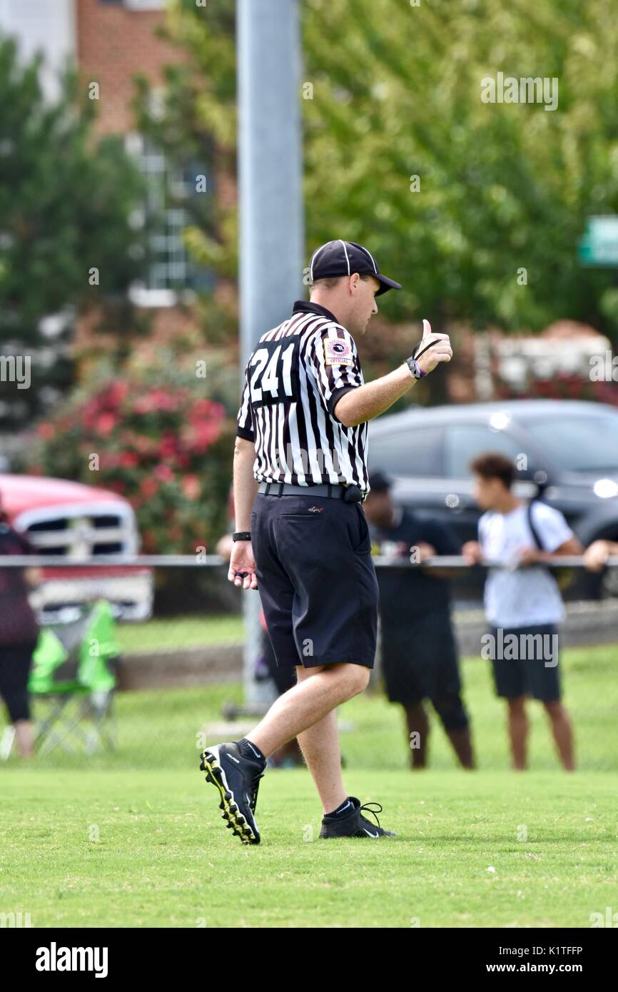 American football referee Stock Photo - Alamy